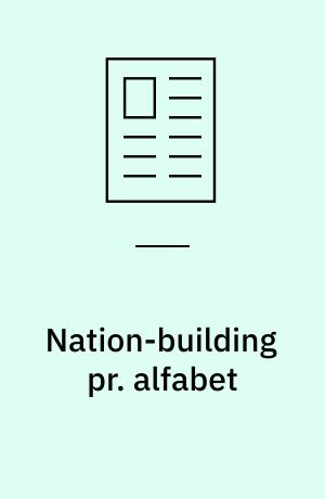 Nation-building pr. alfabet af Christian Aziz
