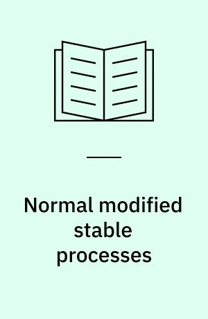 Normal modified stable processes af Ole Barndorff-Nielsen, Neil Shephard