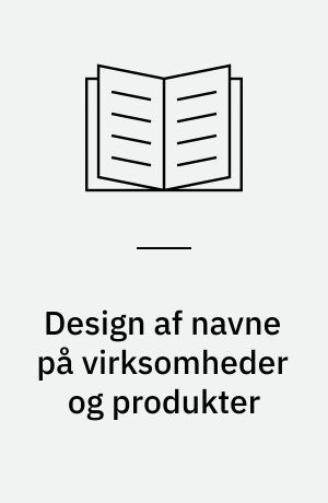 Design af navne på virksomheder og produkter af Jens Bernsen