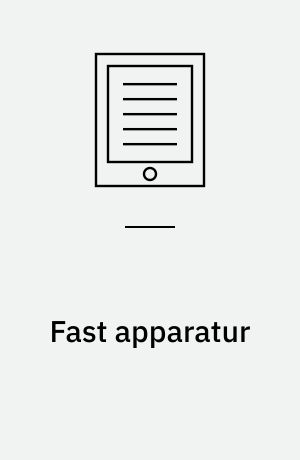 Fast apparatur af Palle Svanholt