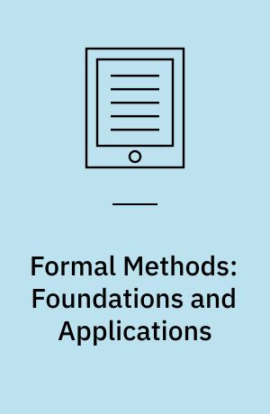 Formal Methods: Foundations and Applications