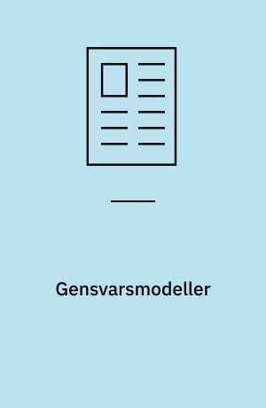 Gensvarsmodeller af Jørgen Nystrup, Erno Metze