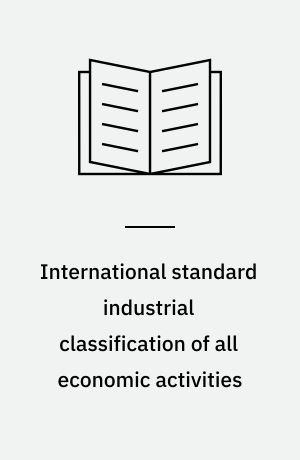 International standard industrial classification of all economic activities