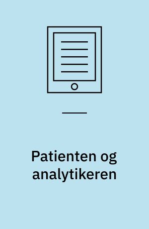 Patienten og analytikeren af Joseph Sandler, Christopher Dare, Alex Holder