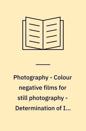 Photography - Colour negative films for still photography ...