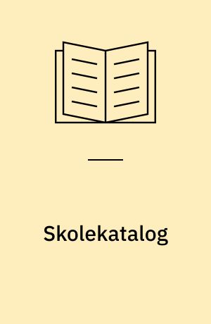 Skolekatalog af Susanna Neimann, Mette Damgaard-Sørensen