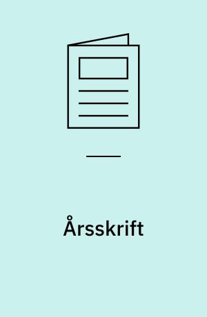 Årsskrift af Hammerum Landbrugsskole og Husholdningsskole